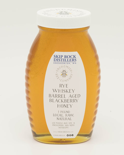 Rye Whiskey Barrel Aged Honey | The Snohomish Bee Company